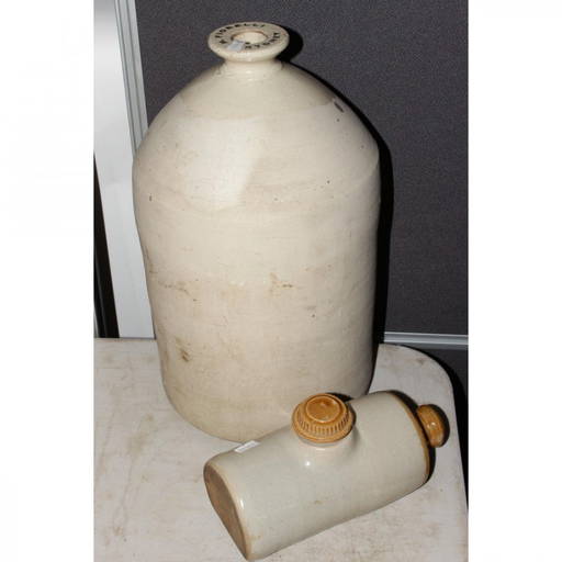 Two Pottery Flasks,