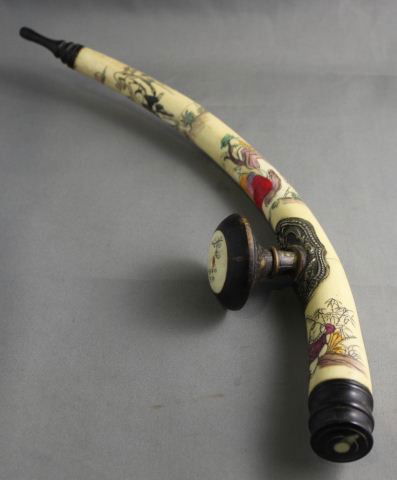 Chinese Bone Opium Pipe,