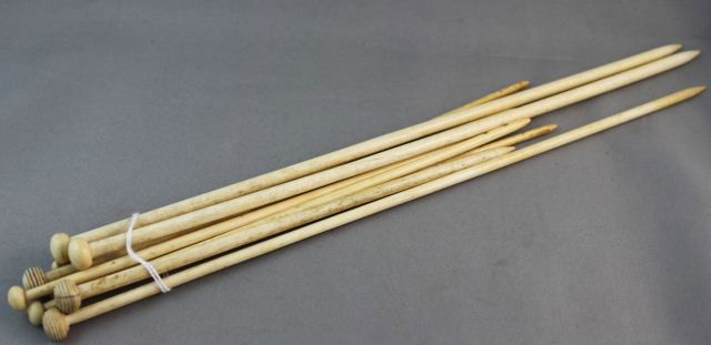Nine Whale Bone and Bone Knitting Needles, - Apr 09, 2011 | Aalders ...
