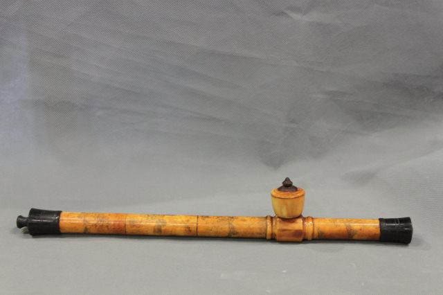 Chinese Bone Opium Pipe,