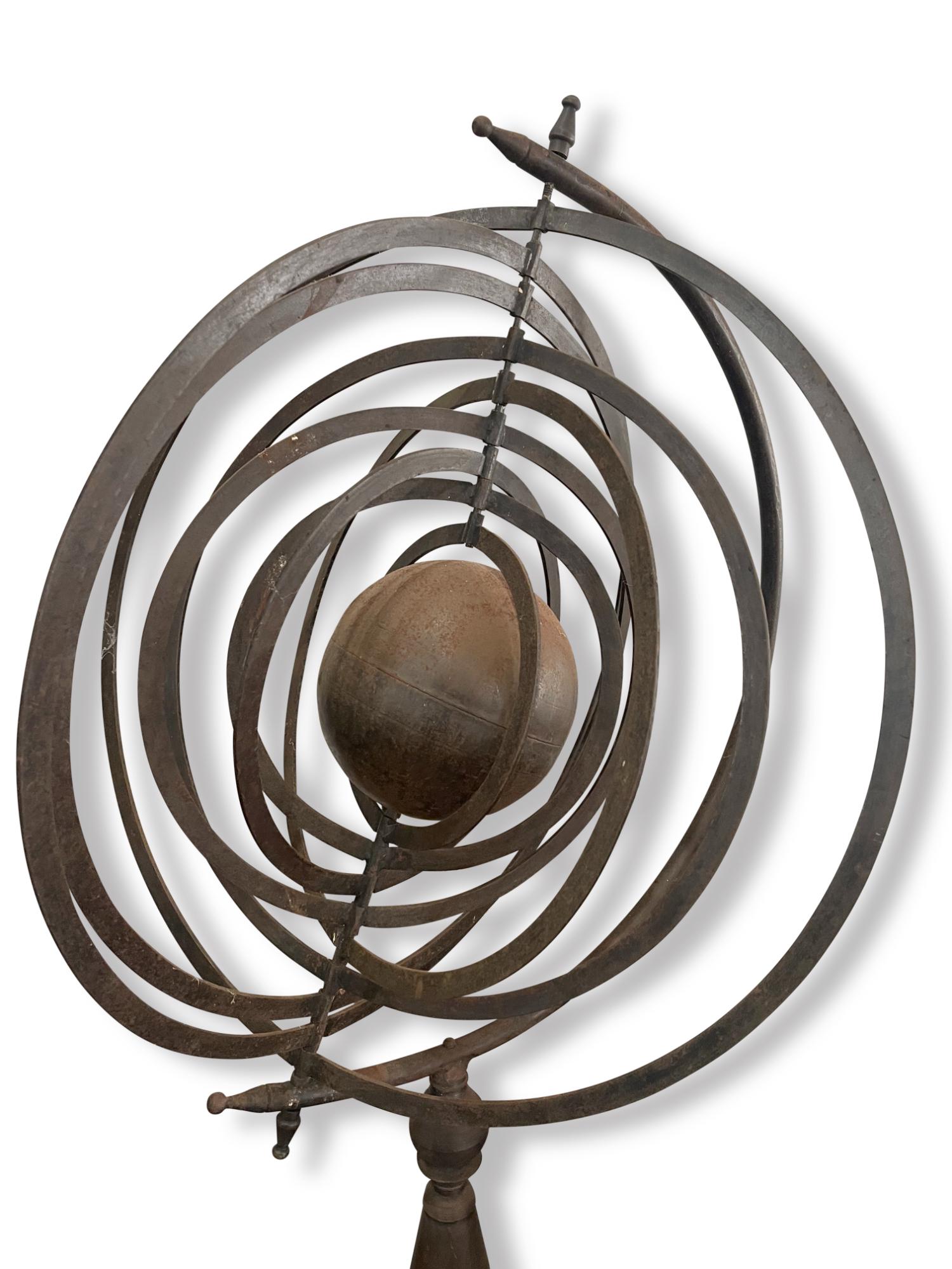 Forged And Cast Outdoor Armillary Sphere, Auction