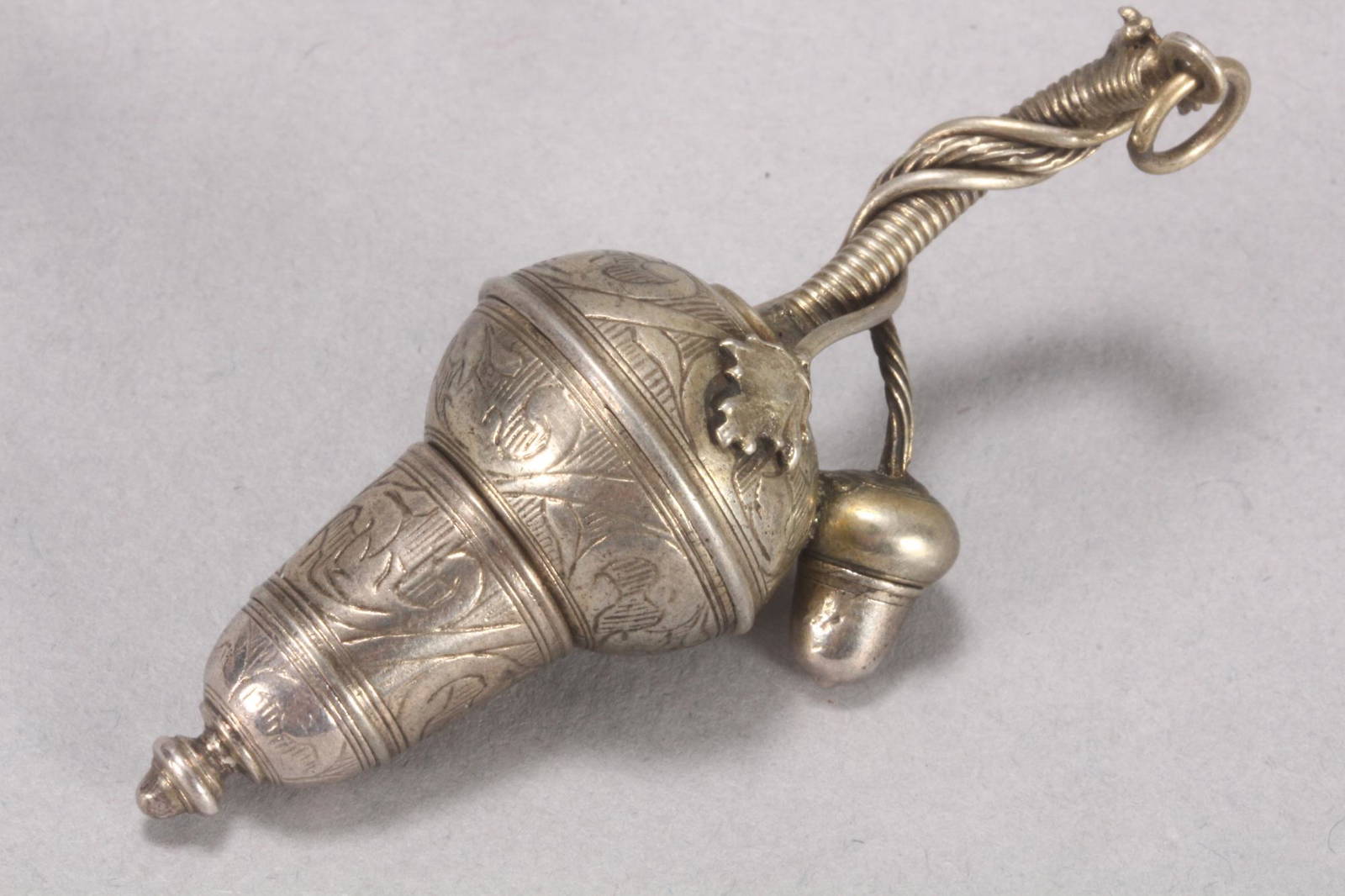 18th Century German Silver Pomander/spice Box, Auction