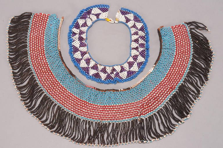 Xhosa People Ingqosha (bead Collar), South Africa,