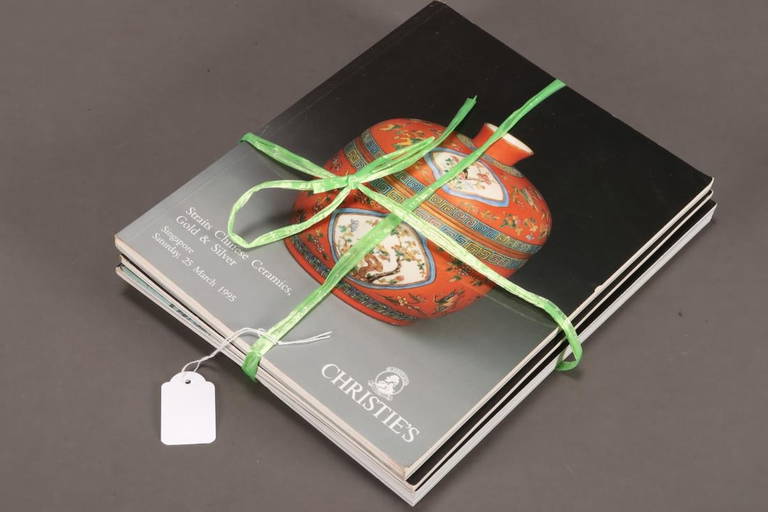Four Christie's Asian Art Auction Catalogues,