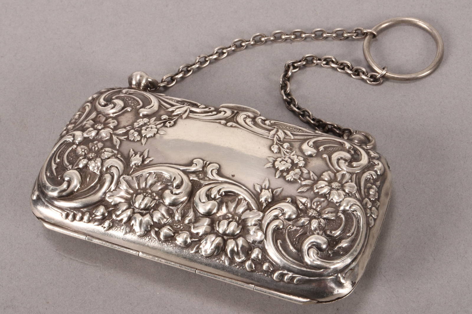 Edwardian Sterling Silver Coin Purse, Auction