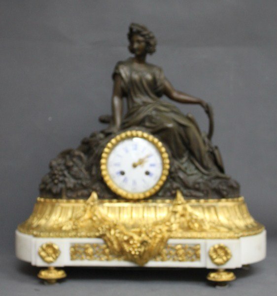 Stunning 19th Century Roblin Paris Ormolu Clock,