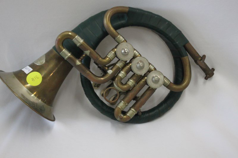 Furst Pless Brass Hunting Horn,