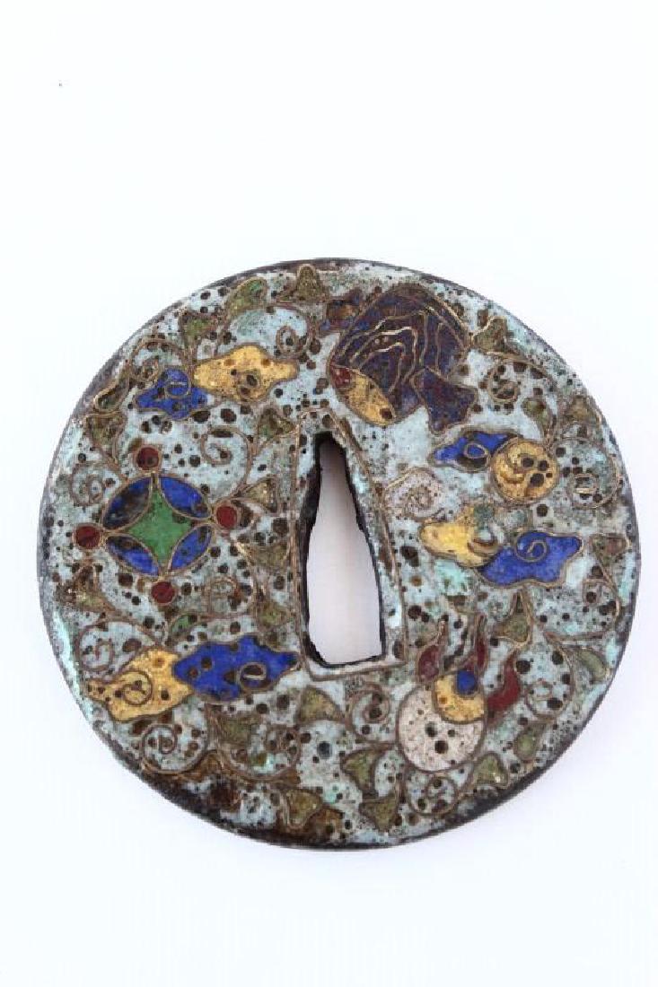 Very Rare Edo Period Japanese Tsuba,