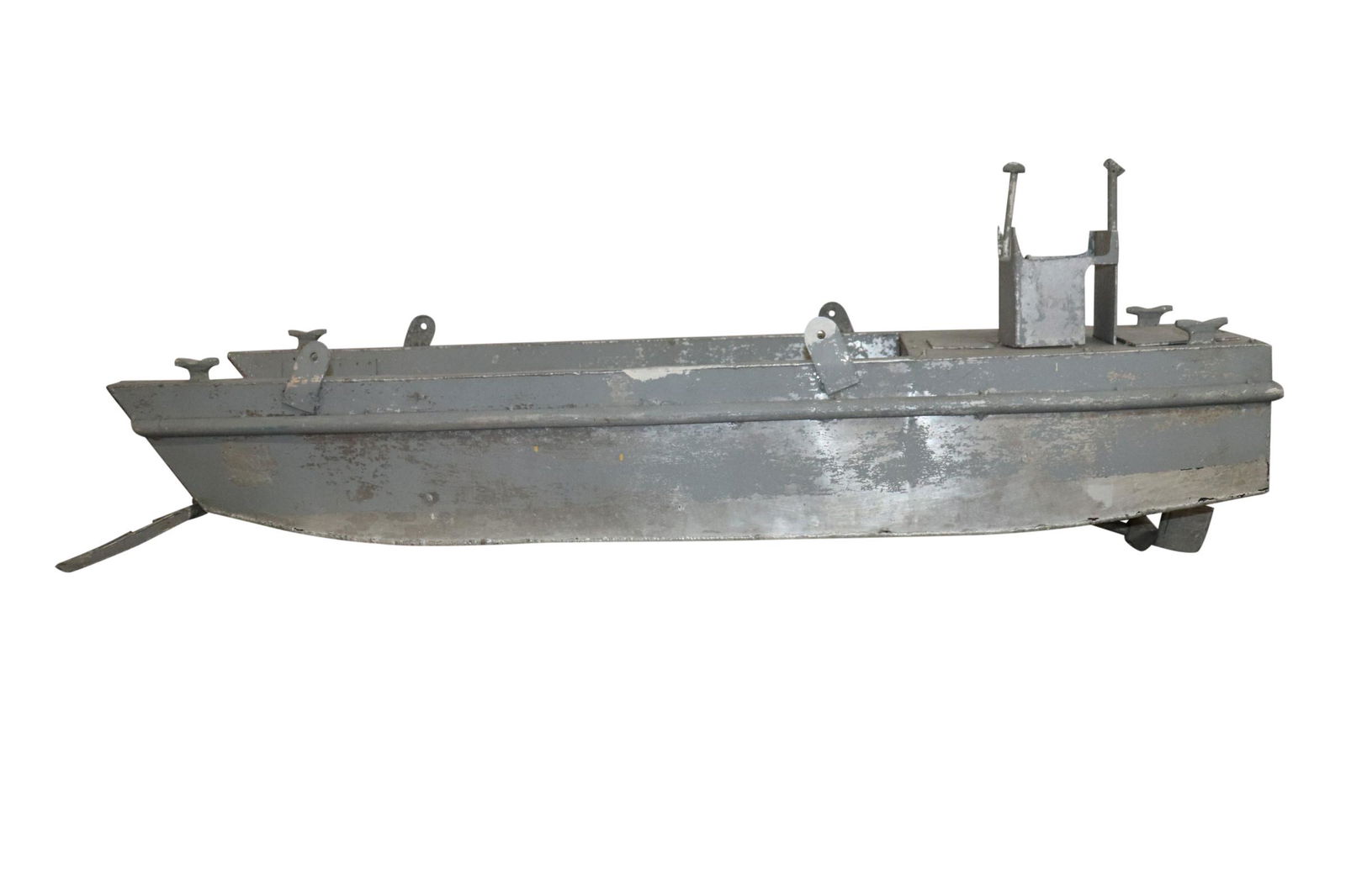 VINTAGE ALUMINUM MODEL NAVY PONTOON BOAT - May 11, 2020 | Dutch Auction ...