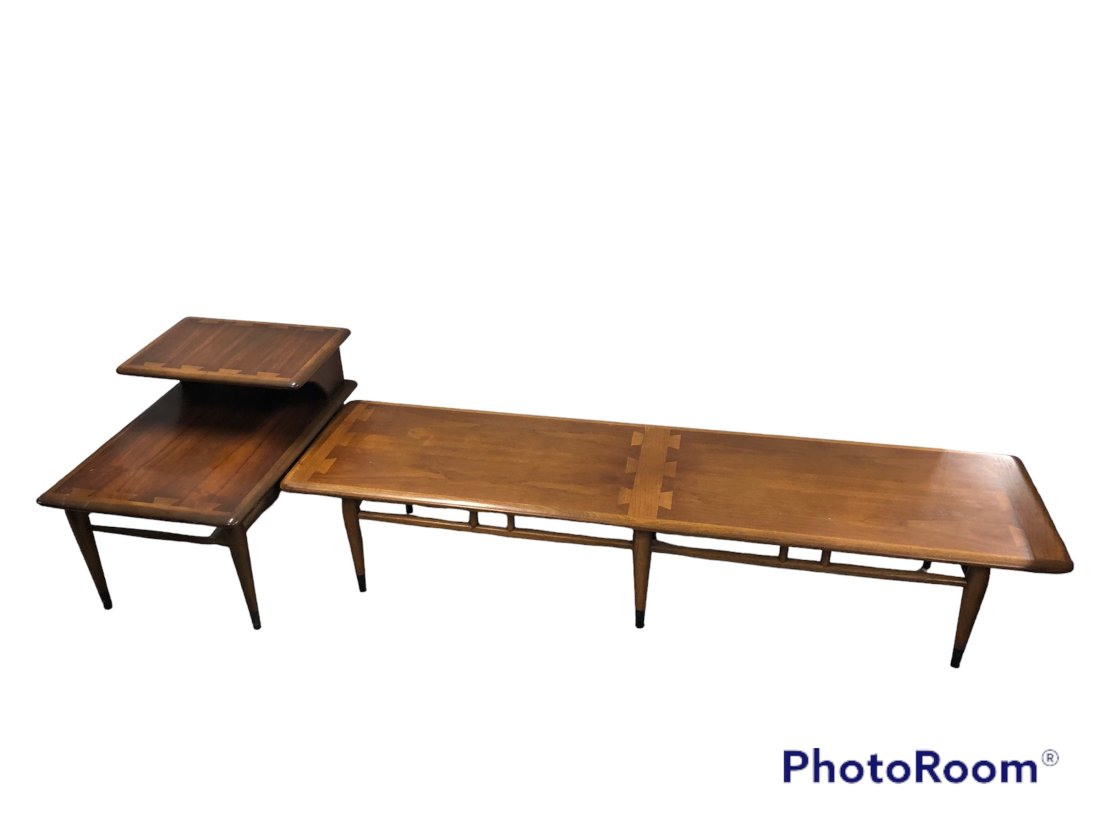 Lane Mcm Coffee Table & End Table Auction