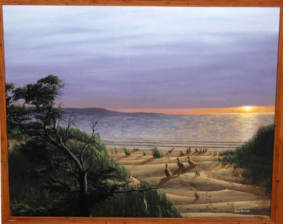 Craig Hartline Painting on board