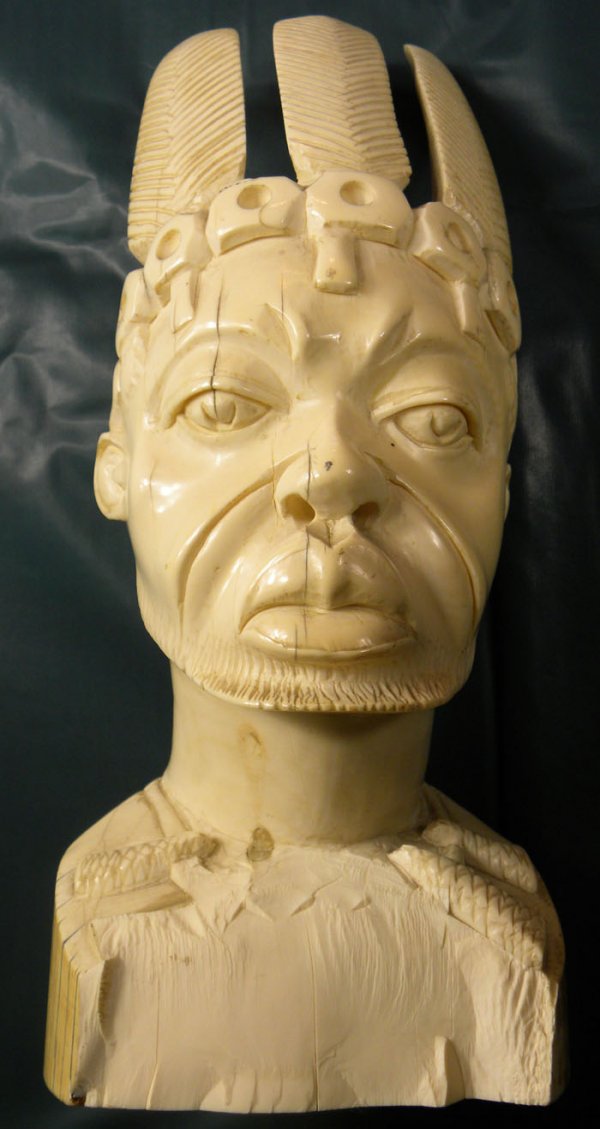 239: African Ivory Figurine Statue - Mar 13, 2010 | Malachite Auction ...