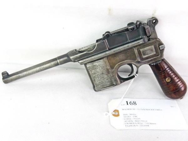 MAUSER C96 - 7.63 MAUSER BOLT RIFLE - Feb 26, 2022 | Powell Auction ...