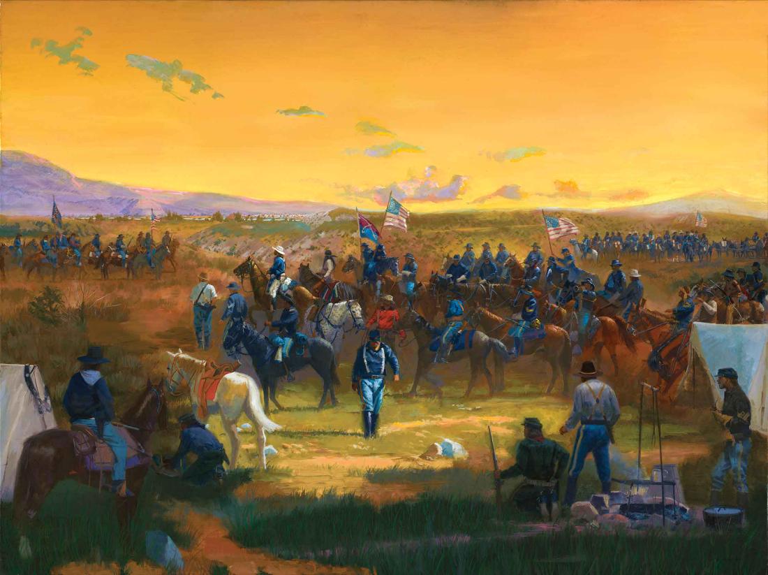Jim Carson Custer Divides The 7th Calvary
