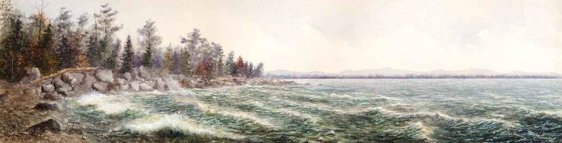 Ralph Earl Decamp Flathead Lake Goose Bay; Upper