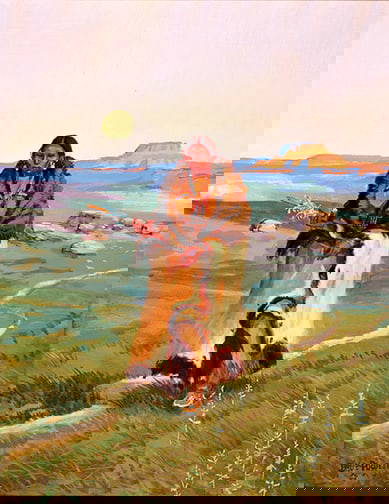 Dave Powell - "walking The Good Red Road" Auction