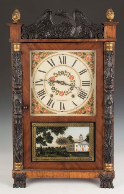 Carved Column and Splat Clock Price Guide
