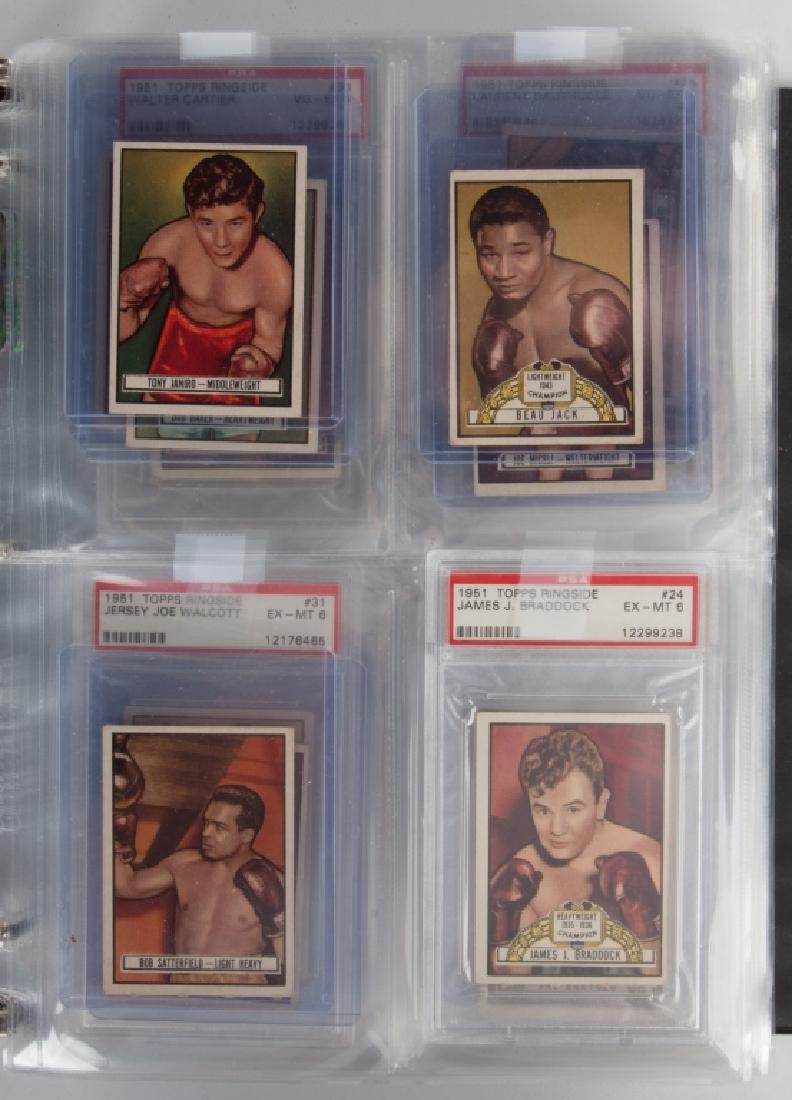 Complete Set of 1951 Topps Ringside Boxing Cards