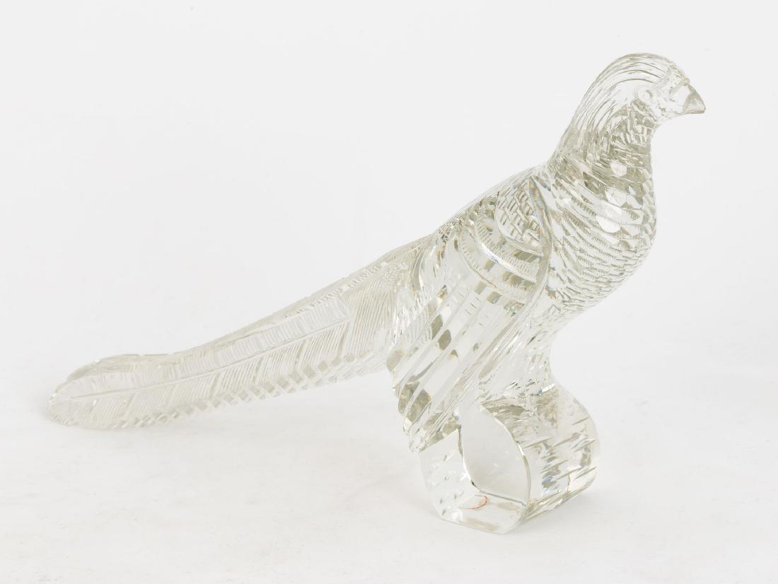 Steuben Cut Glass Pheasant - May 18, 2019 | Cottone Auctions in NY