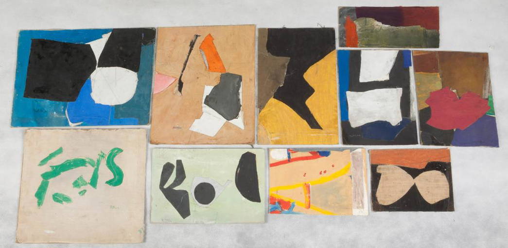 Group Of Henry Botkin (american, 1896 1983) Mixed Media