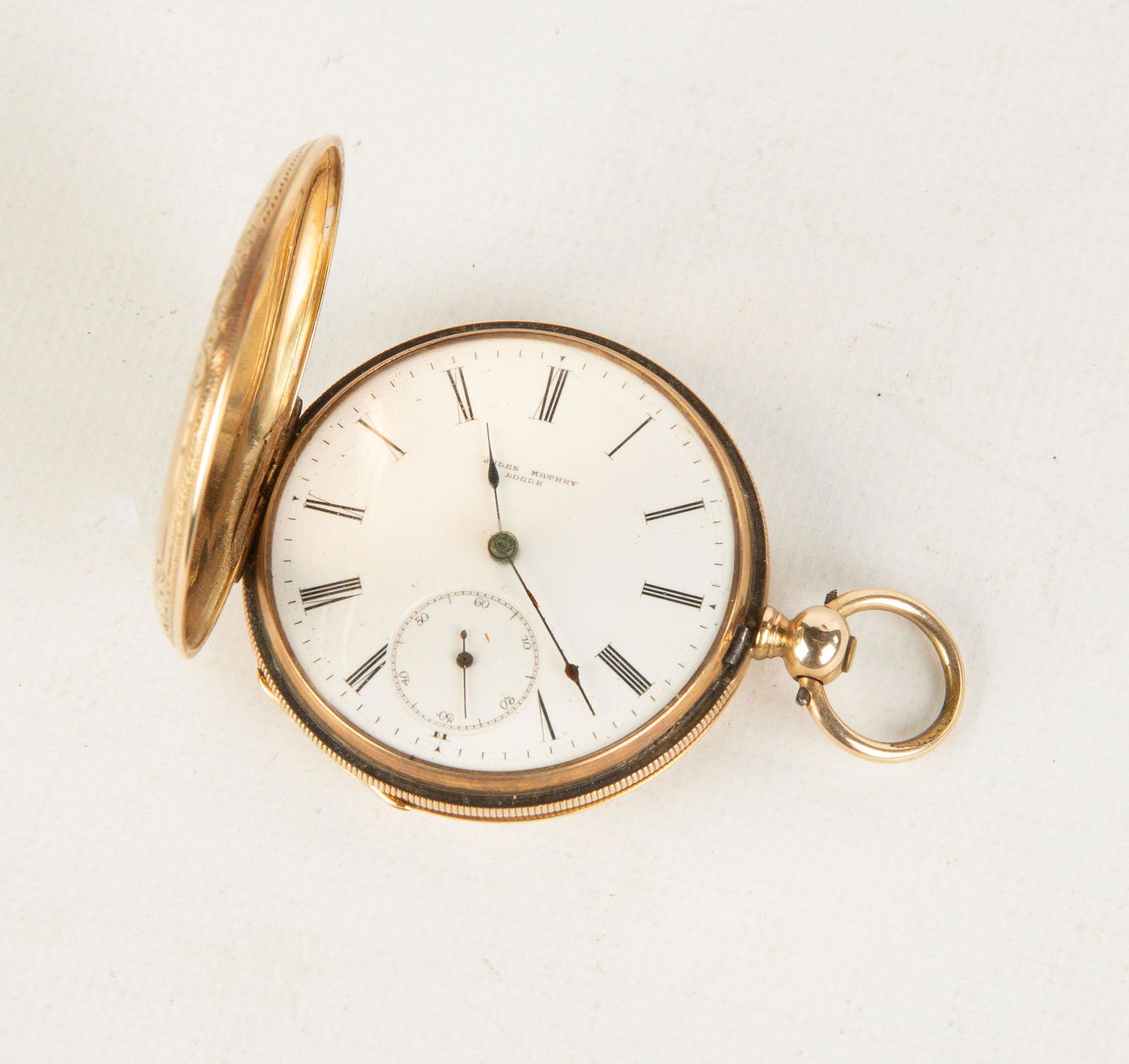 Jules Mathey 14K Gold Pocket Watch - Nov 23, 2019 | Cottone Auctions in NY