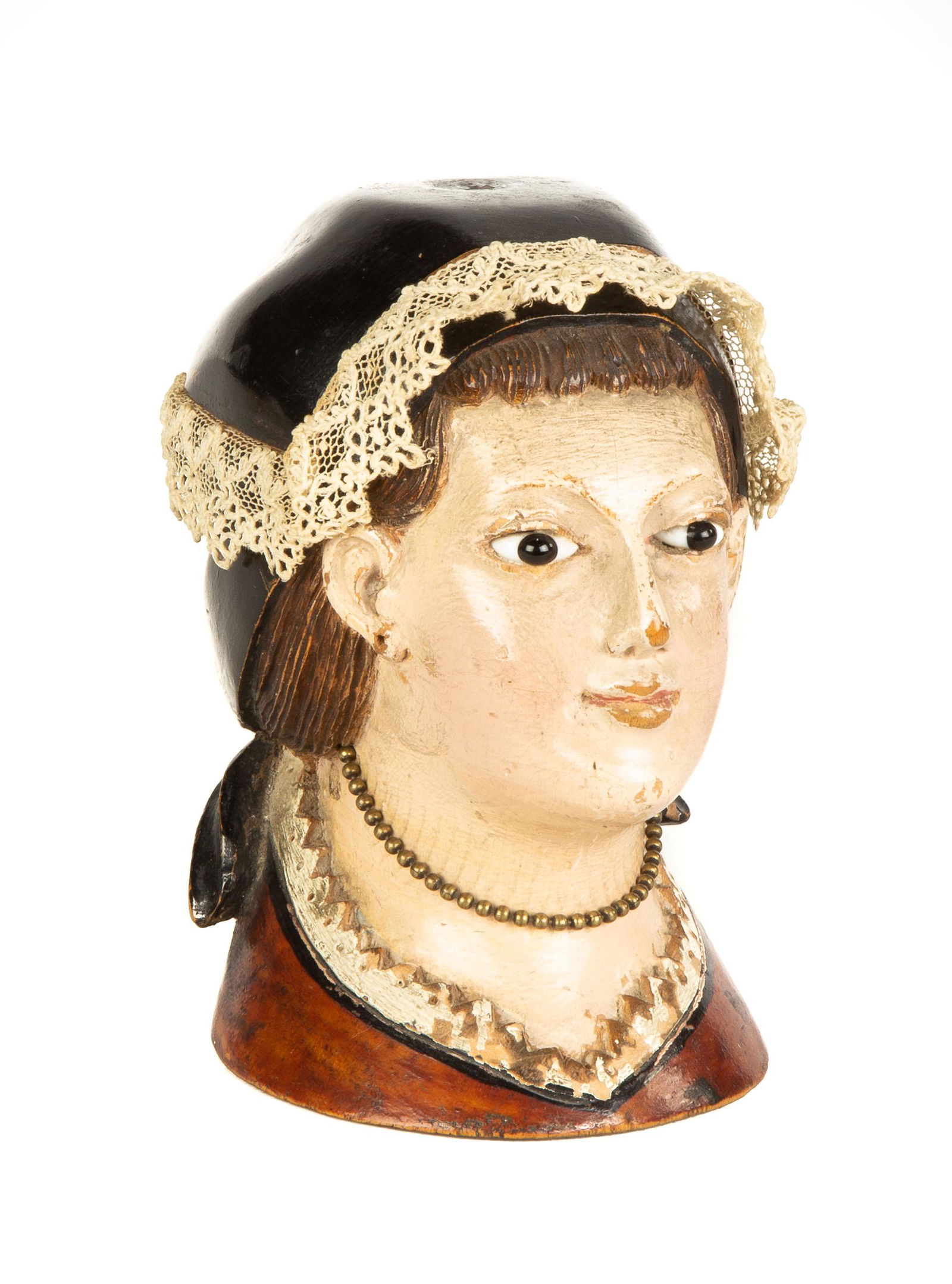 19th Century Inkwell Carved and painted young lady with - Dec 10, 2019 ...