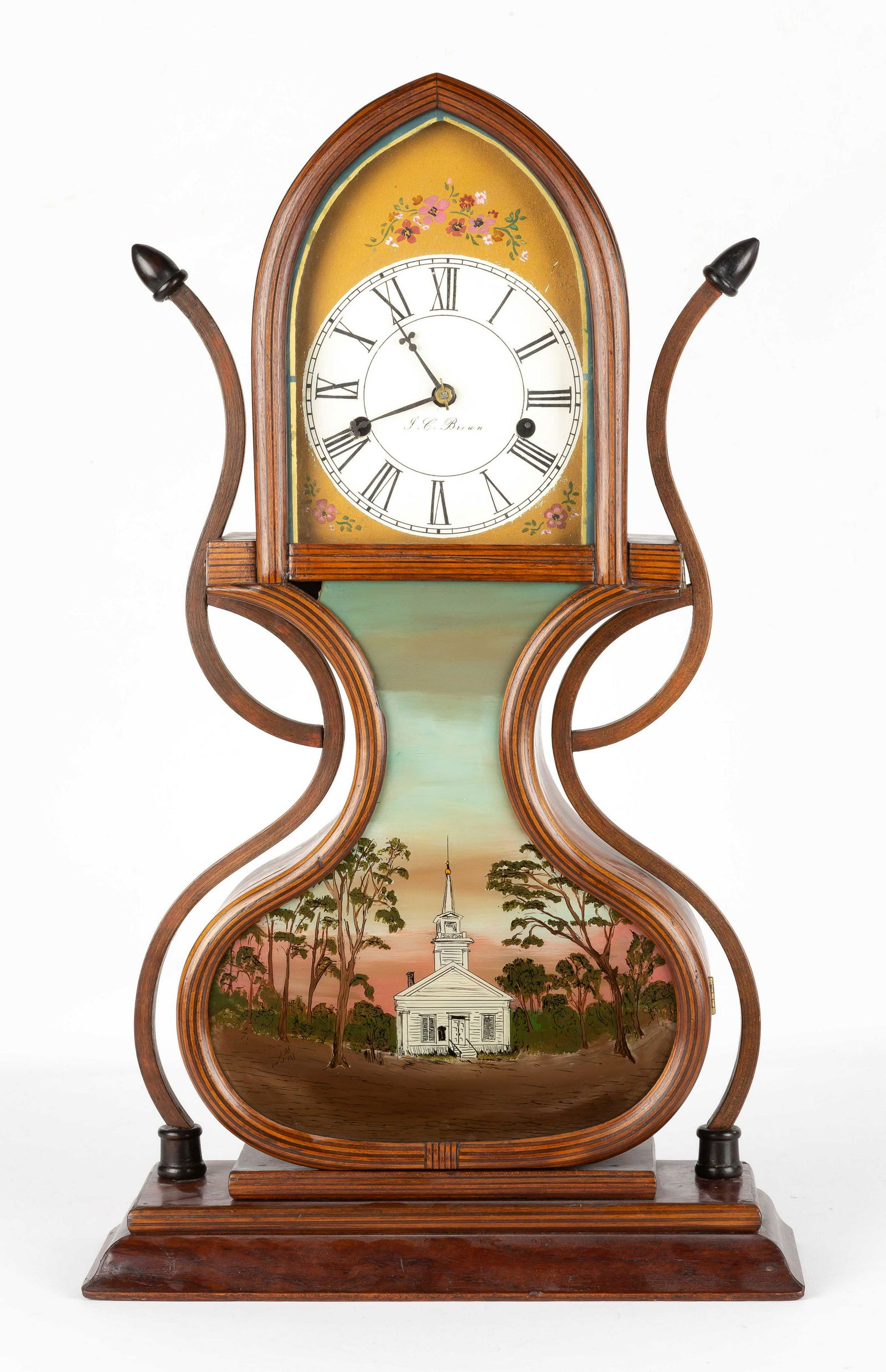 J.C. Brown Acorn Clock - May 16, 2020 | Cottone Auctions in NY