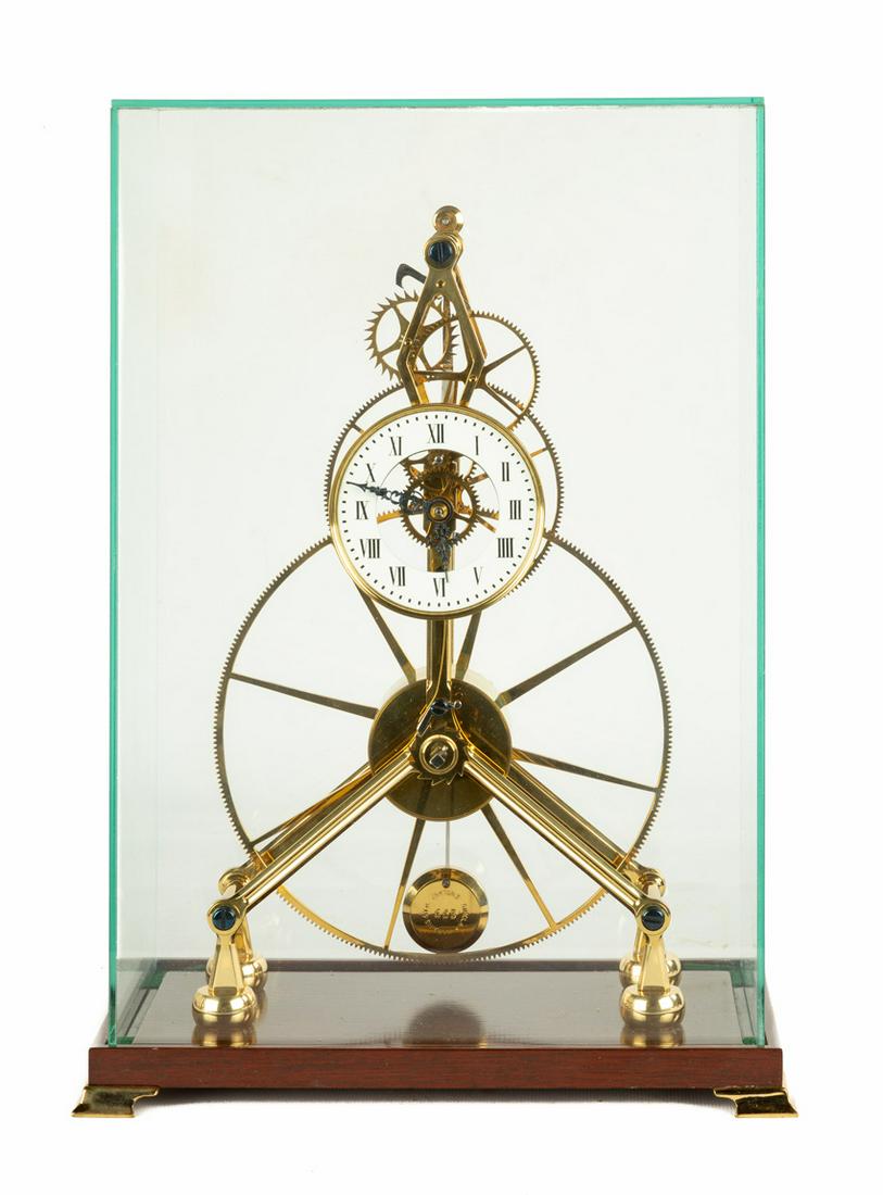 English Copy Of A French Skeleton Clock