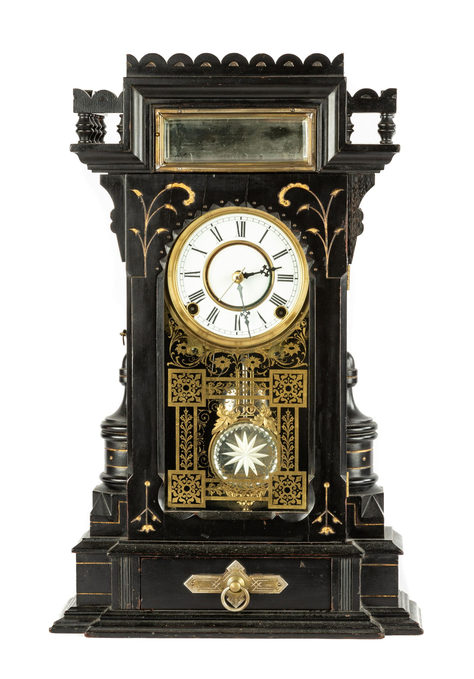 F. Kroeber Lehigh Shelf Clock