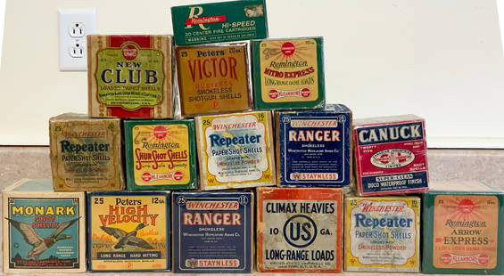 (15) Shotgun Shell Boxes