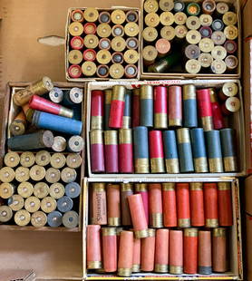 Thirteen Early Paper Shotgun Shells