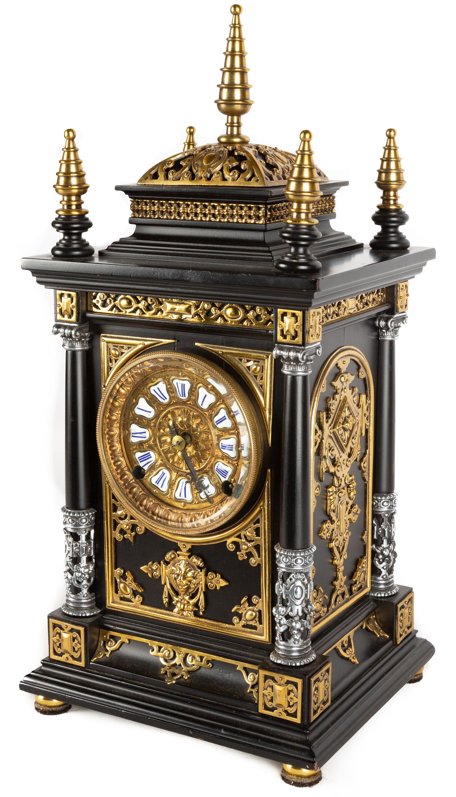 Ansonia "Cabinet Antique" Shelf Clock (#0340) on Jan 26, 2022 | Cottone ...