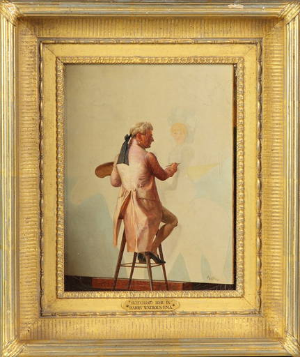 Harry Wilson Watrous (american, 1857 1940) "sketching