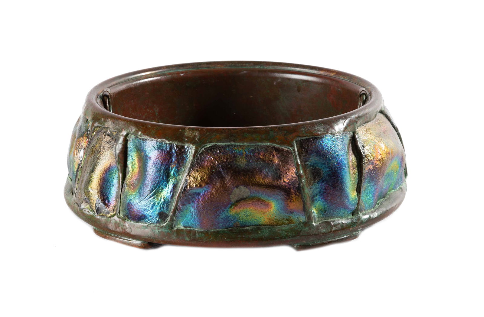 Tiffany Studios Turtleback Tile Fernery / Jardiniere Auction