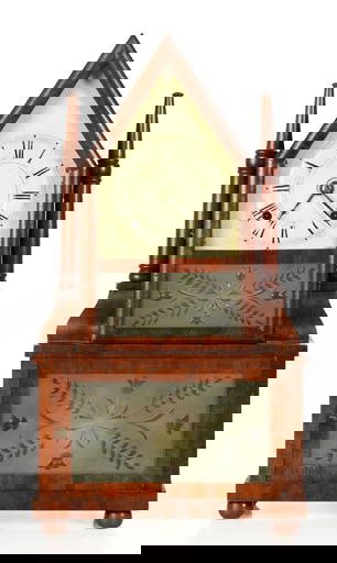 Birge & Fuller Miniature Steeple Wagon Spring Clock