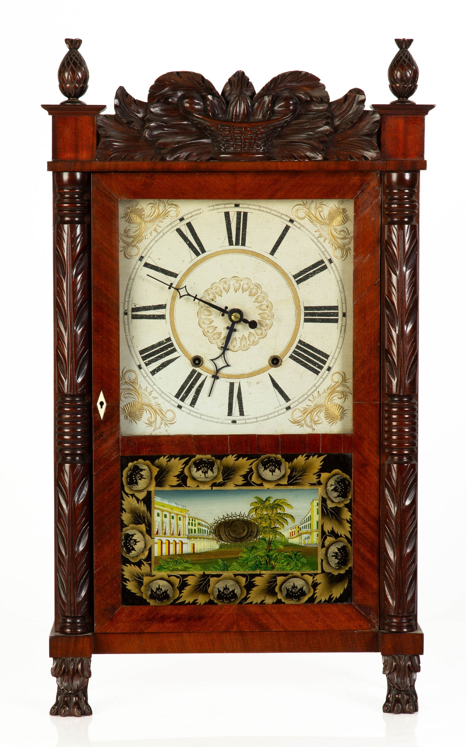 Henry Loomis Transitional Shelf Clock Auction