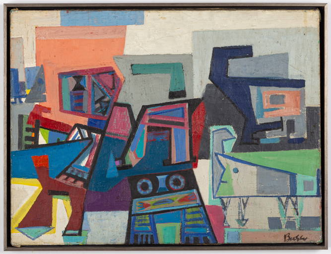 Peter Busa (american, 1914 1985) "wild Life In The City"