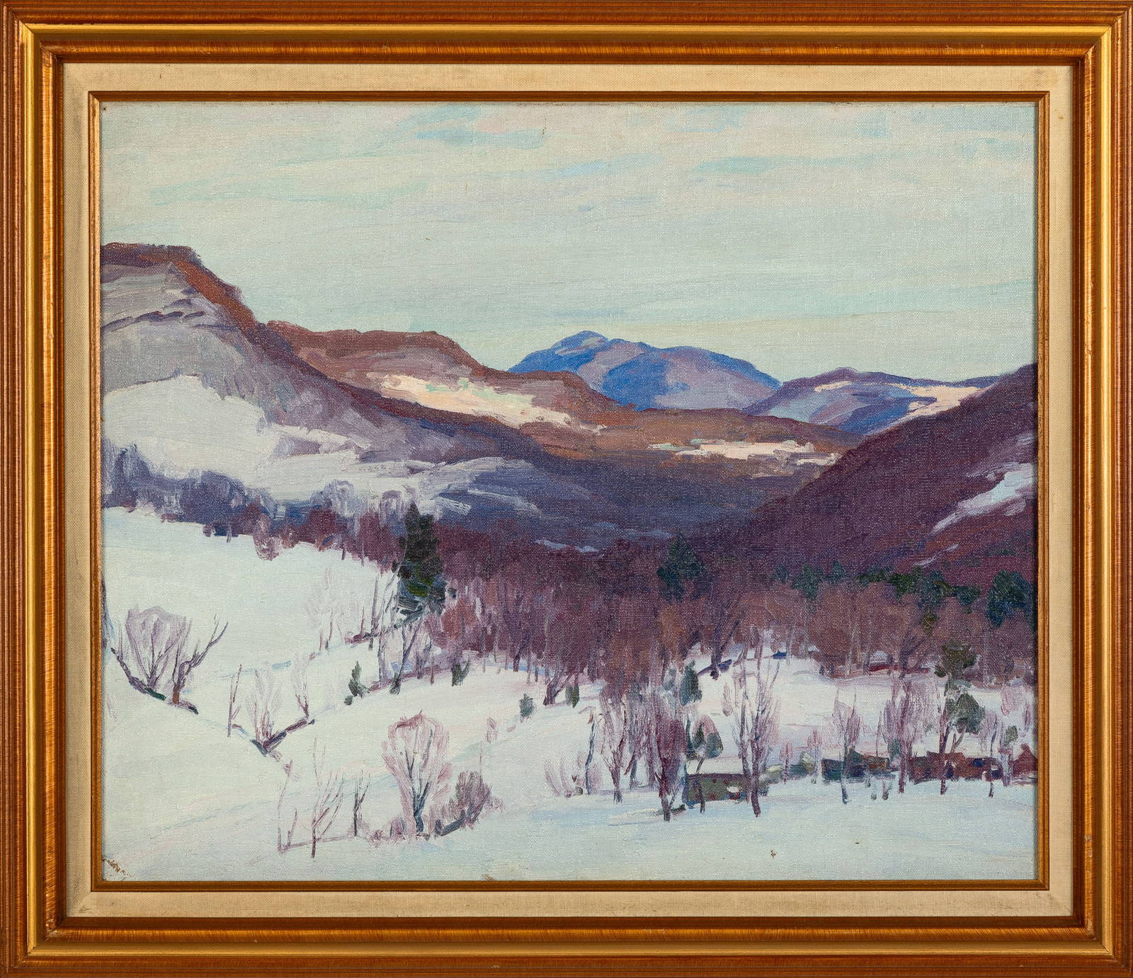 George A. Renouard (american, 1884-1954) Winter Landscape Auction