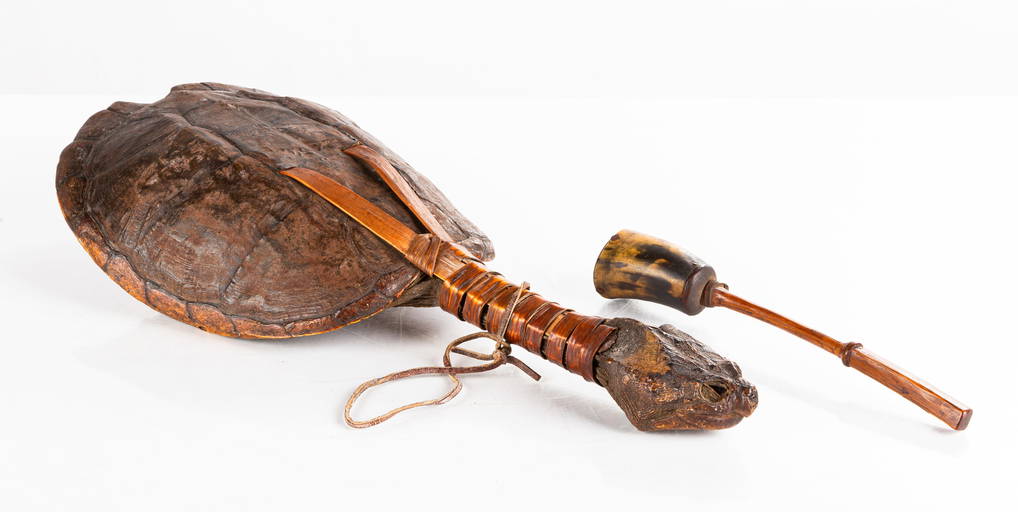 (2) Native American Iroquois Rattles