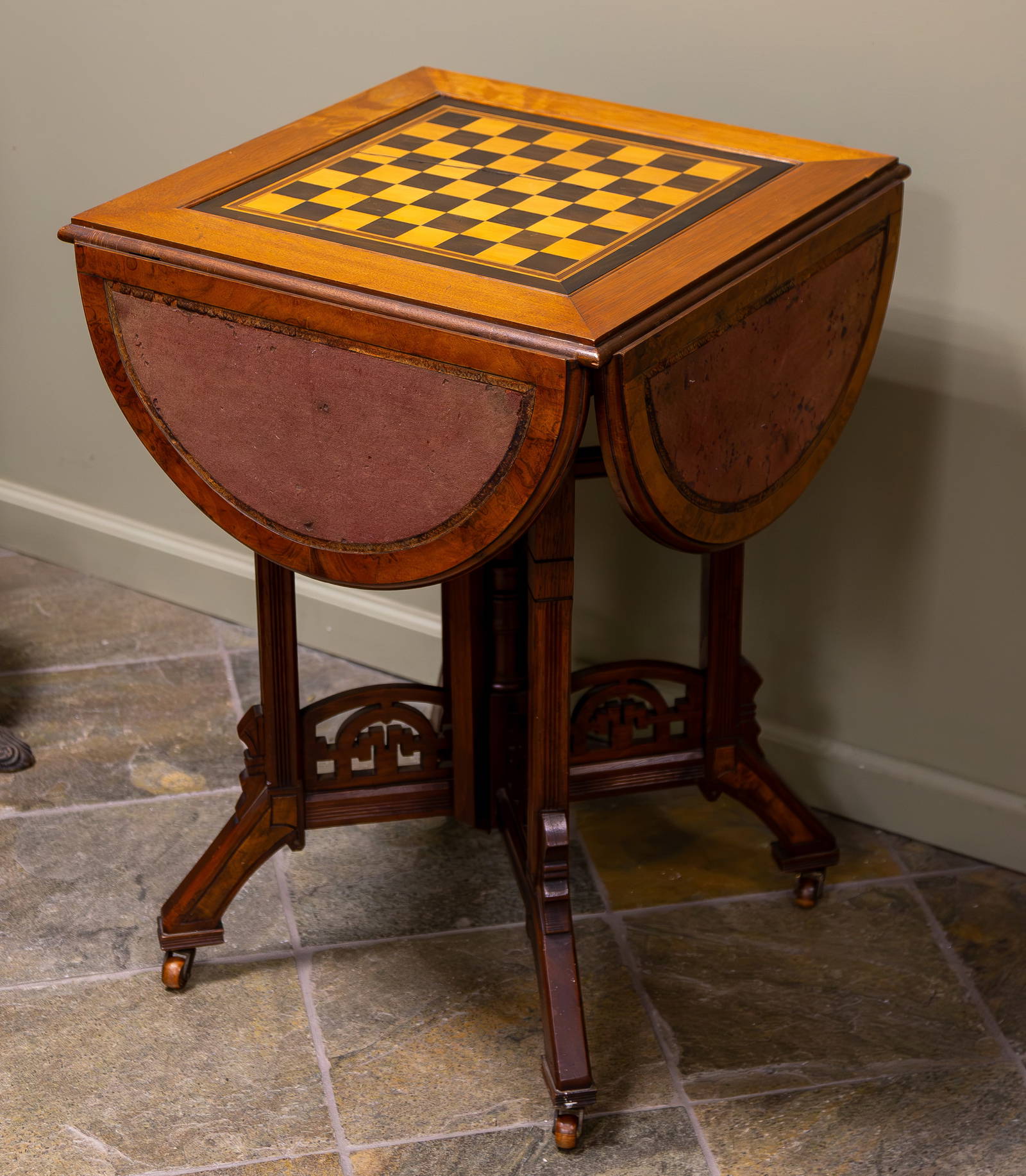 George Hess, East Lake Victorian Game Table Auction