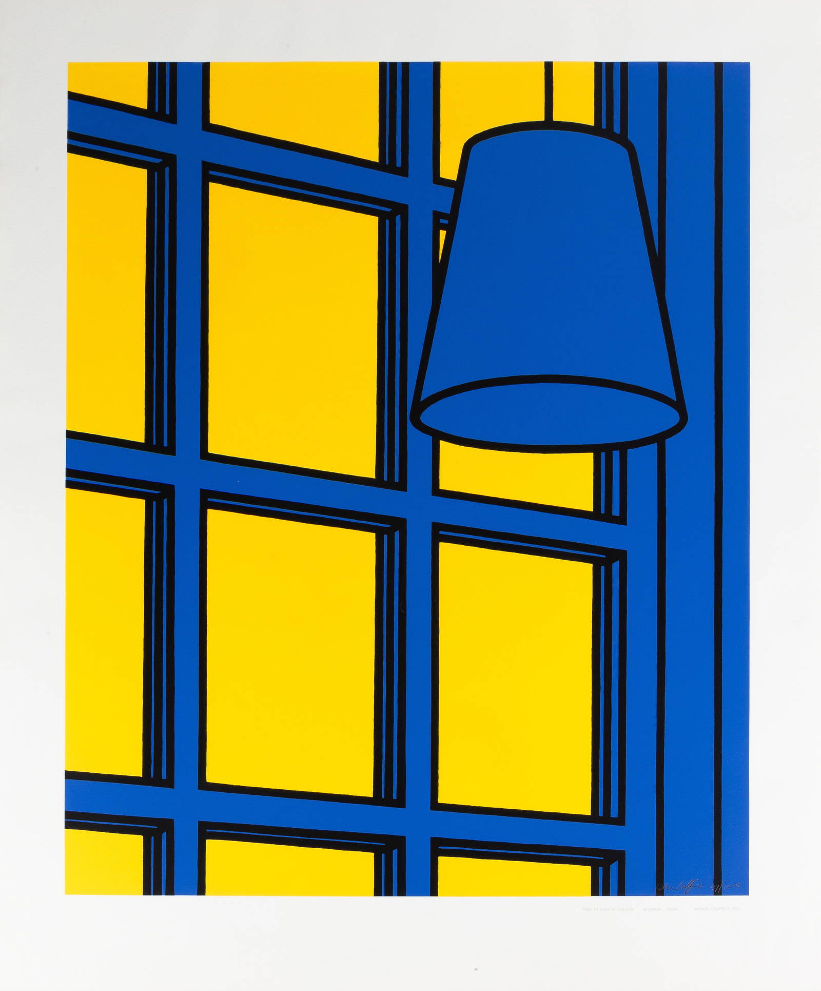 Patrick Caulfield (british, 1936-2005) "interior Noon" Auction