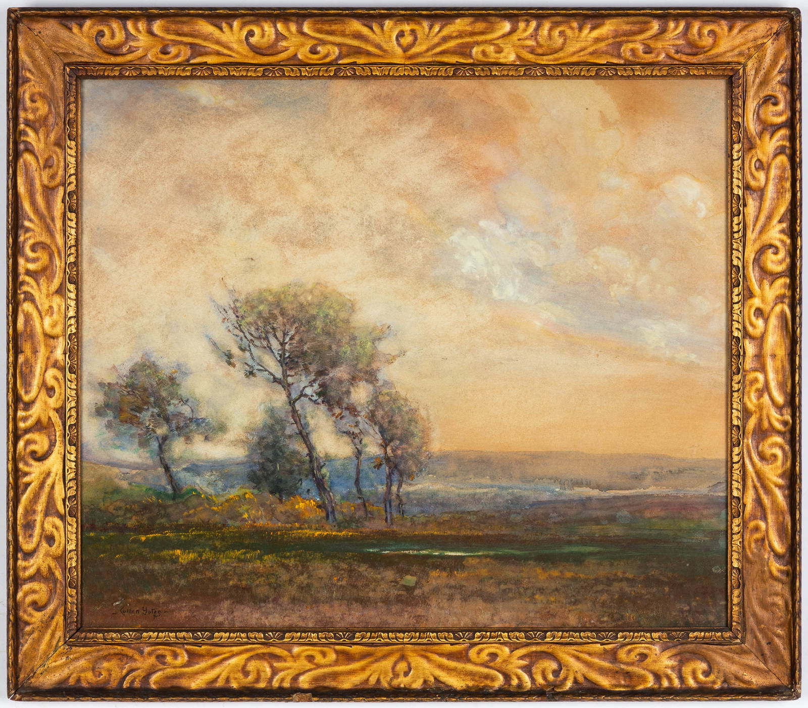 Cullen Yates (american, 1866-1945) Landscape Auction