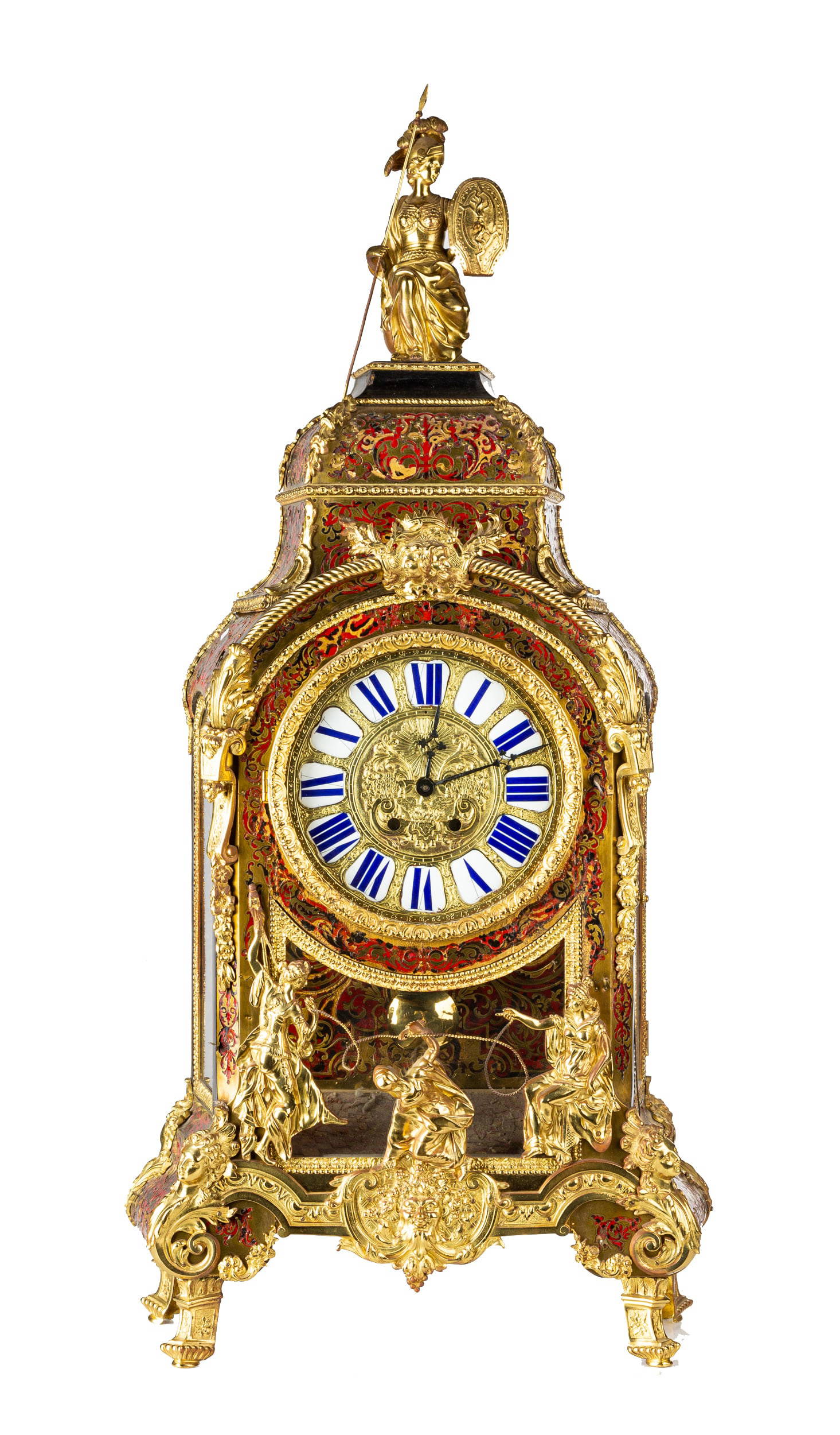 French Boulle Bracket Clock & Shelf Auction