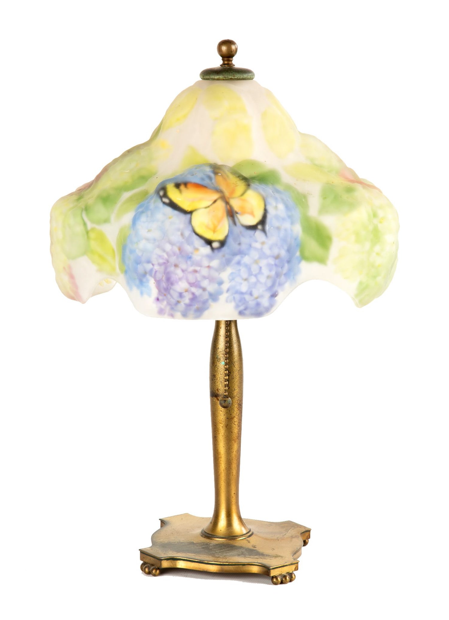 Pairpoint Puffy Lilac Lamp Auction