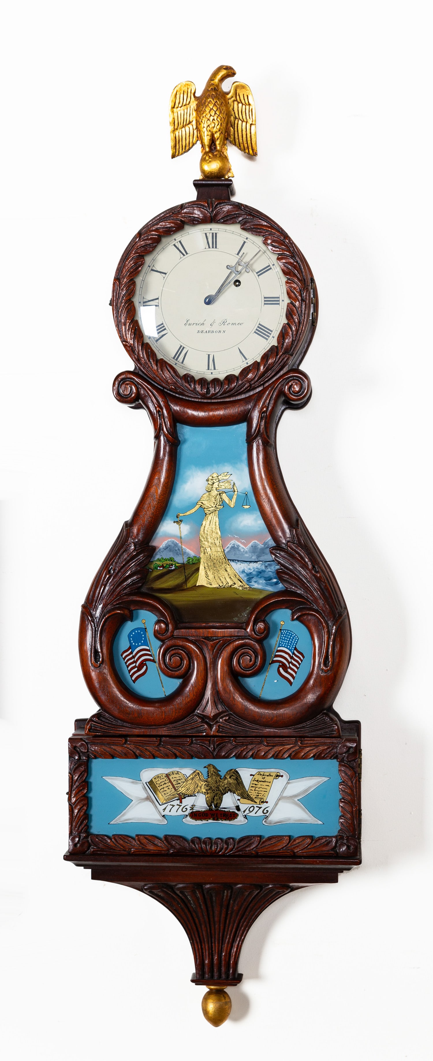 Eurich & Romeo, Dearborn Lyre Banjo Clock Auction