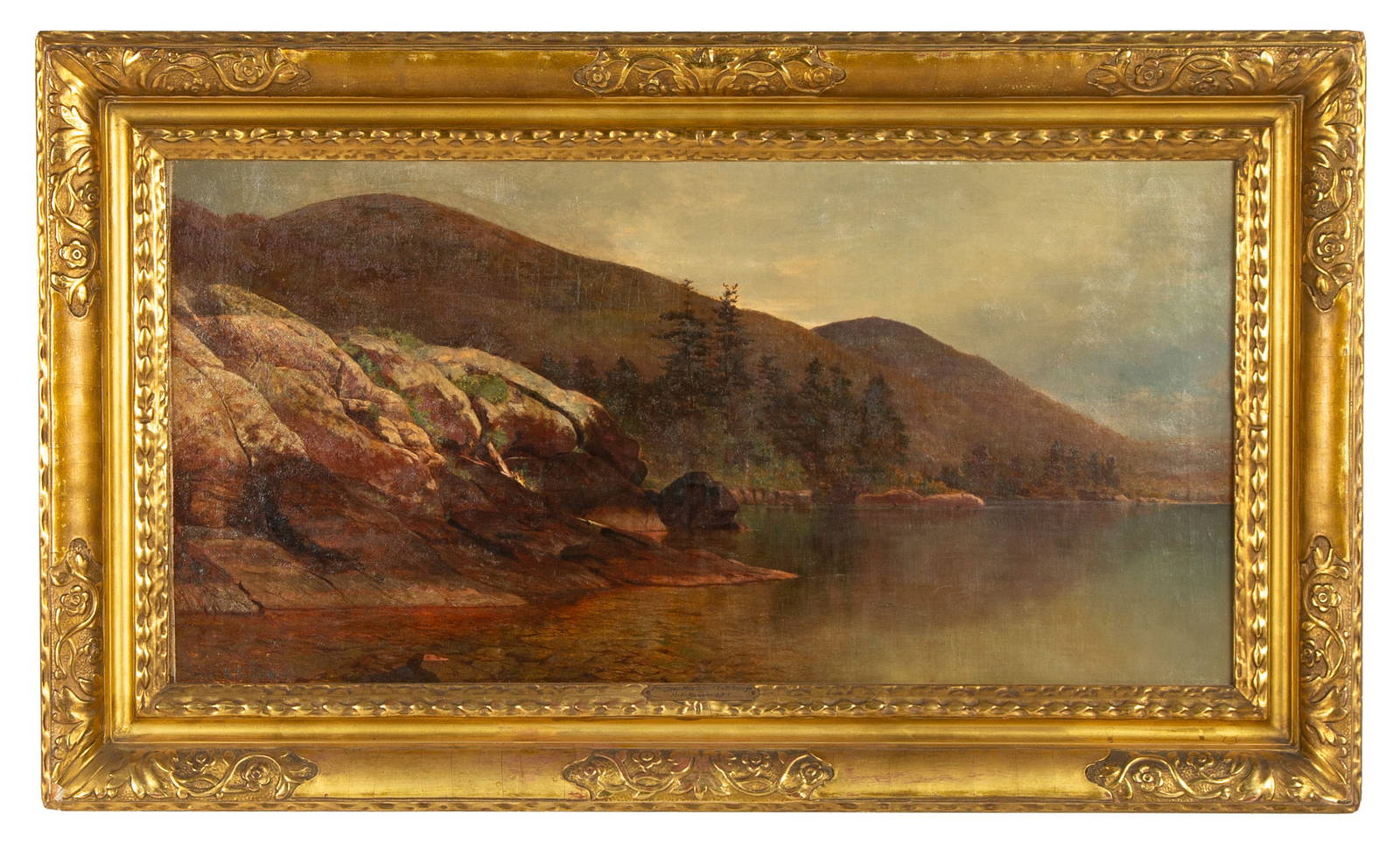 Andrew Fisher Bunner (american, 1841-1897) Fourteen Mile Island, Lake ...