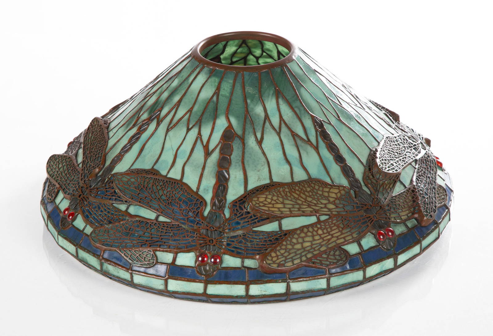 Tiffany Style Dragonfly Lamp Shade Auction