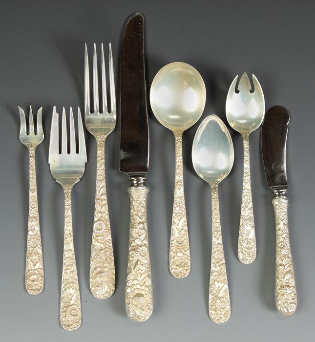 Kirk Sterling Silver Flatware - Repousse Pattern
