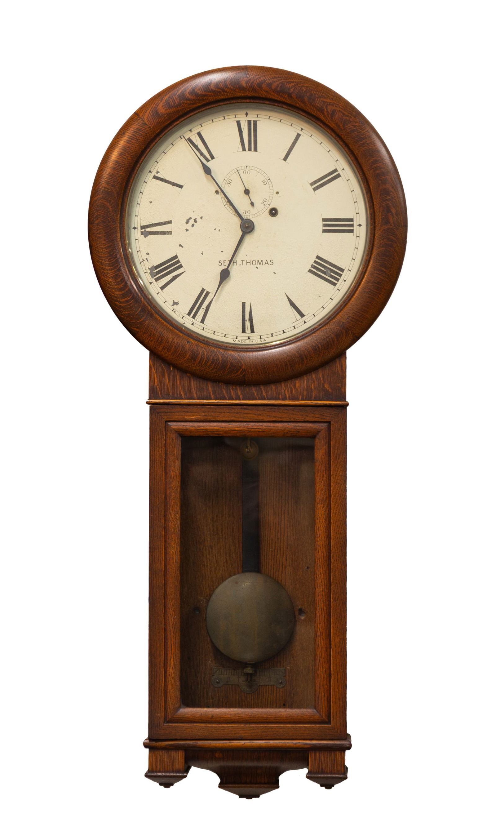 Seth Thomas Regulator No. 2 Wall Clock Auction
