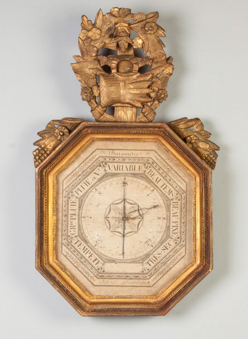 French Barometer Selon Torricelli